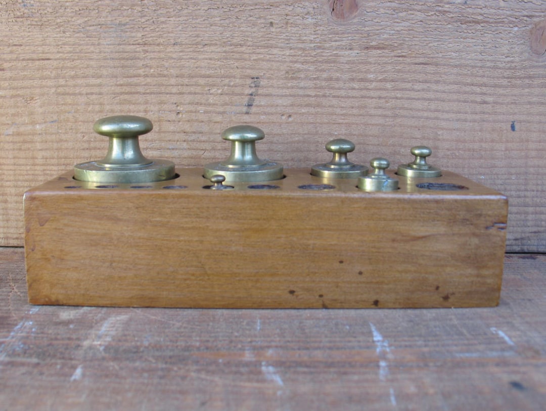 Vintage Italian Apothecary Brass Weights - Etsy