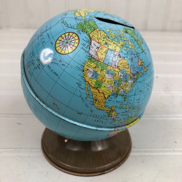 Globe Bank - Etsy
