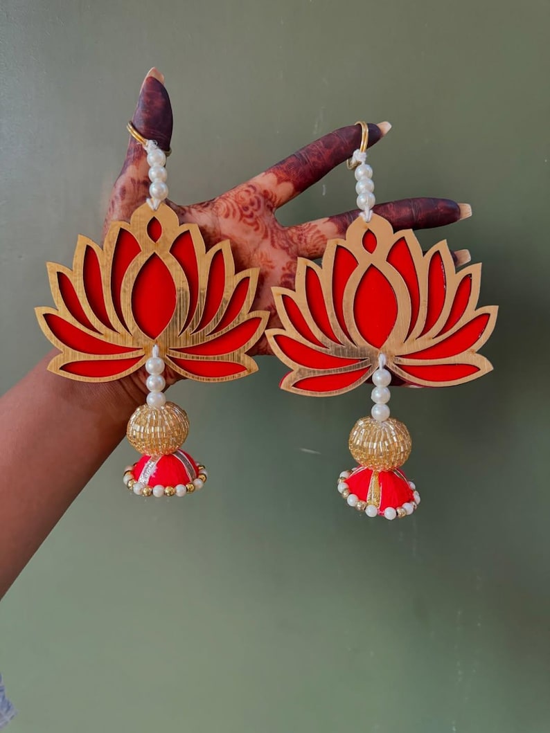 Handmade Lotus Wall Hanging Backdrops, Wall Decoration Hanging, Diwali ...