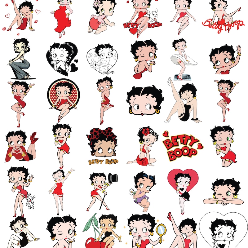Cricut Betty Boop Svgs - Etsy