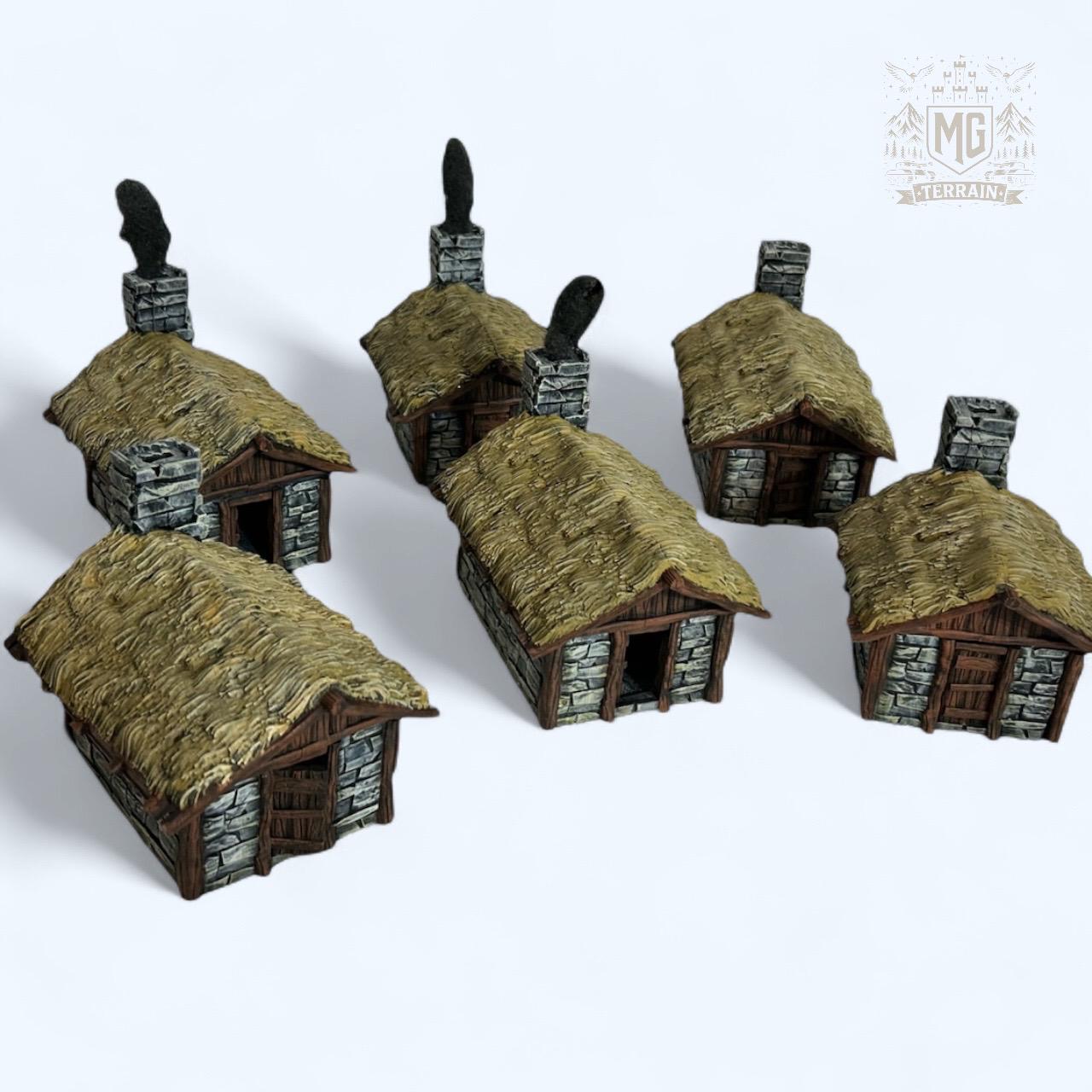 Stone House Medieval Village Wargaming and Rpgs - D&D, War Hammer, Old ...