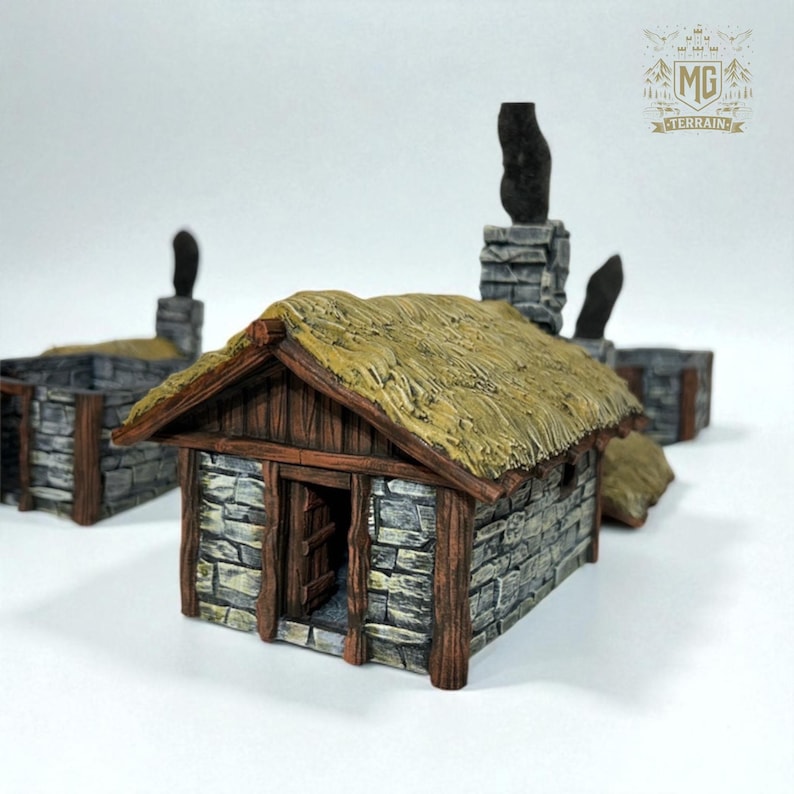 Stone House Medieval Village Wargaming and Rpgs - D&D, War Hammer, Old ...