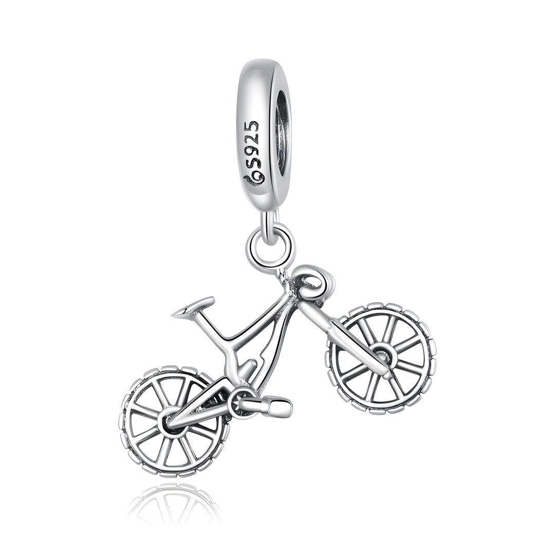 Mountain Bike Charm, Charm for Women Bracelet,pandora Charms, 925 ...
