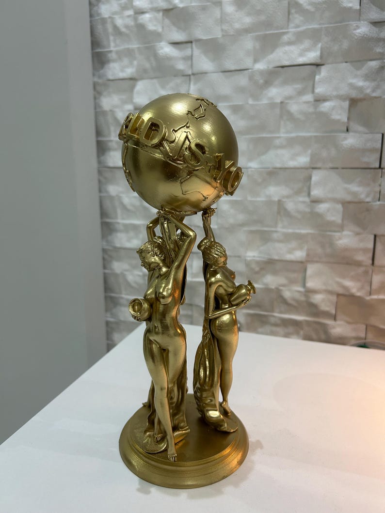 Scarface “the World is Yours” Golden Statue | Film-inspired 3D Printed ...