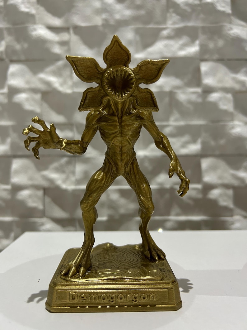 Demogorgon Inspired 3D Printed Monster Figure | Horror Collectible ...