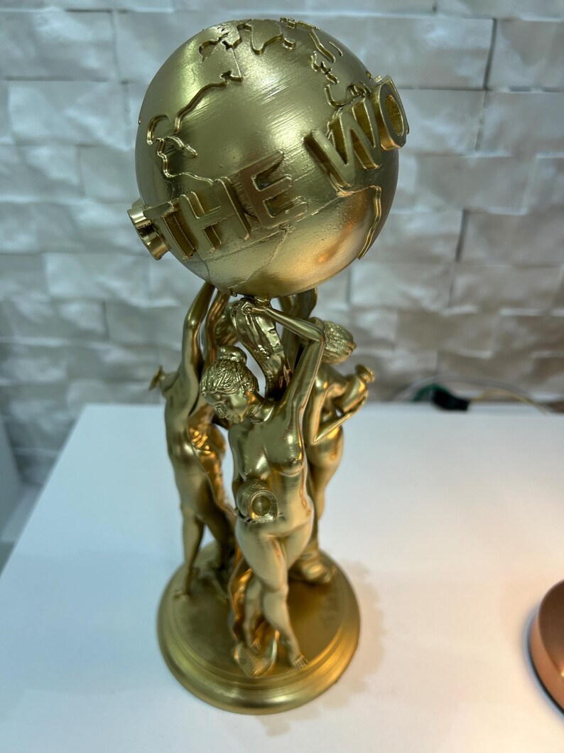 Scarface “the World is Yours” Golden Statue | Film-inspired 3D Printed ...