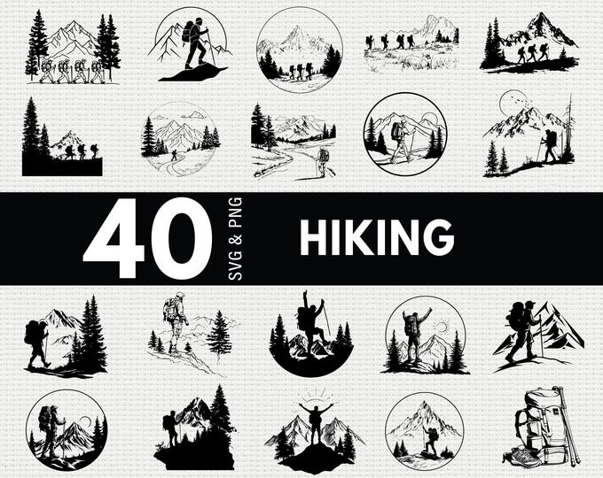 Mountain Compass SVG | Map SVG | Lost Hike Hiking Nature Traveler Wild ...