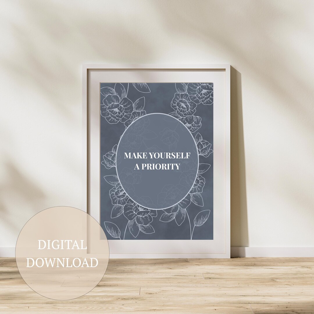 Mental Health Therapist Office Art: Inspirational Print (digital ...
