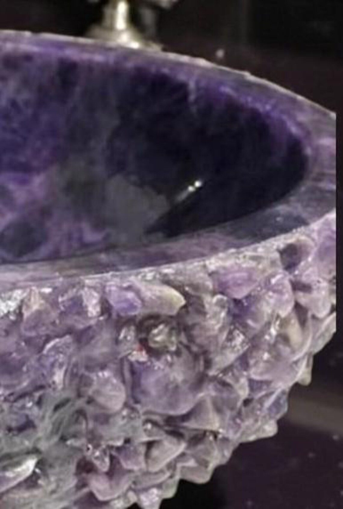 Handmade Amethyst Crystal Vessel Sink - Luxury Gemstone Wash Basin - Etsy