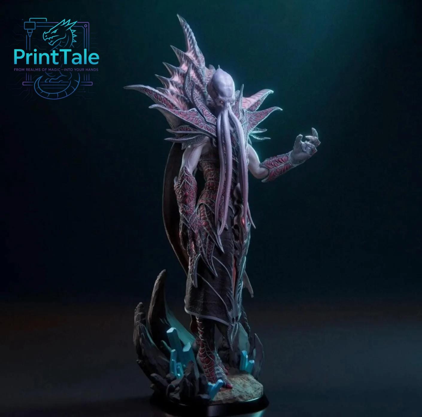 The Emperor | Mind Flayer Figure | Baldur’s Gate 3 | 3D Printed Model ...