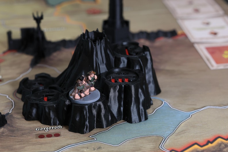 3D Printed Mount Doom & Mountain Set: War of the Ring 2nd Edition - Etsy