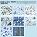 50+ Blue Winter Digital Patterns, Watercolor Snow Digital Papers ...