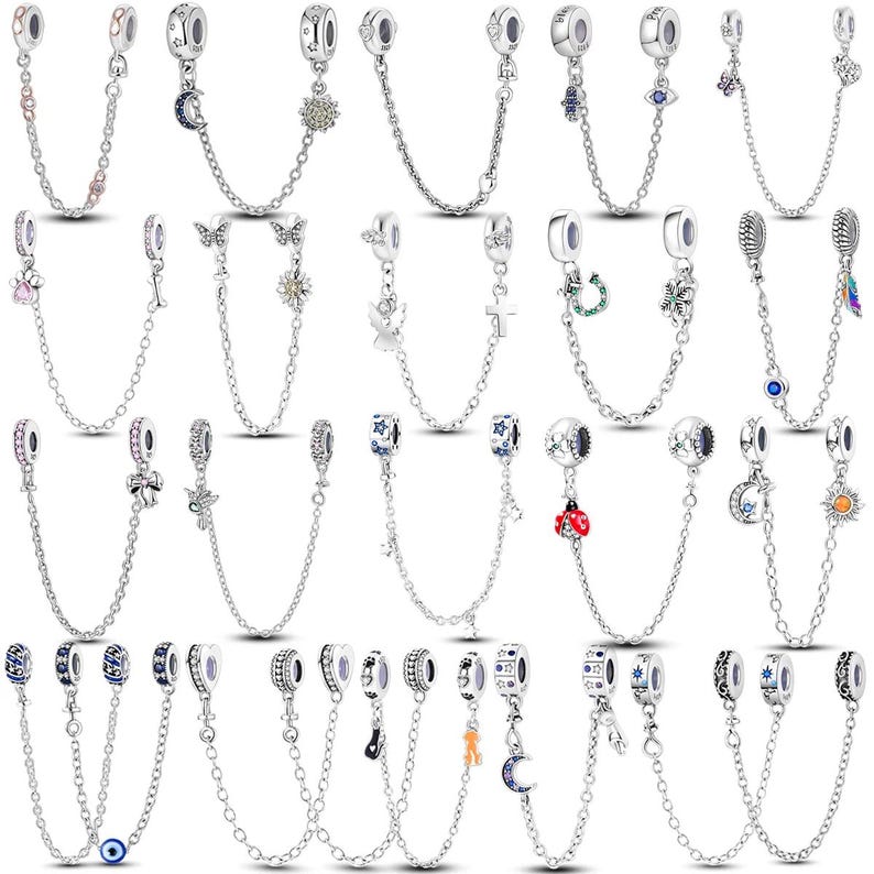 925 Sterling Silver Charm Beads – Sparkling European-style Charms for ...