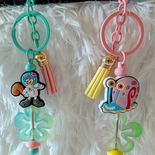 Spongebob Keychain - Etsy
