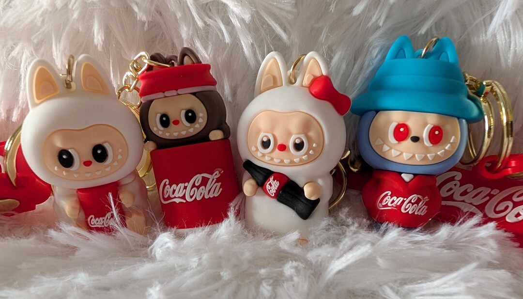 Soda Pop Labubu Keychains - Etsy