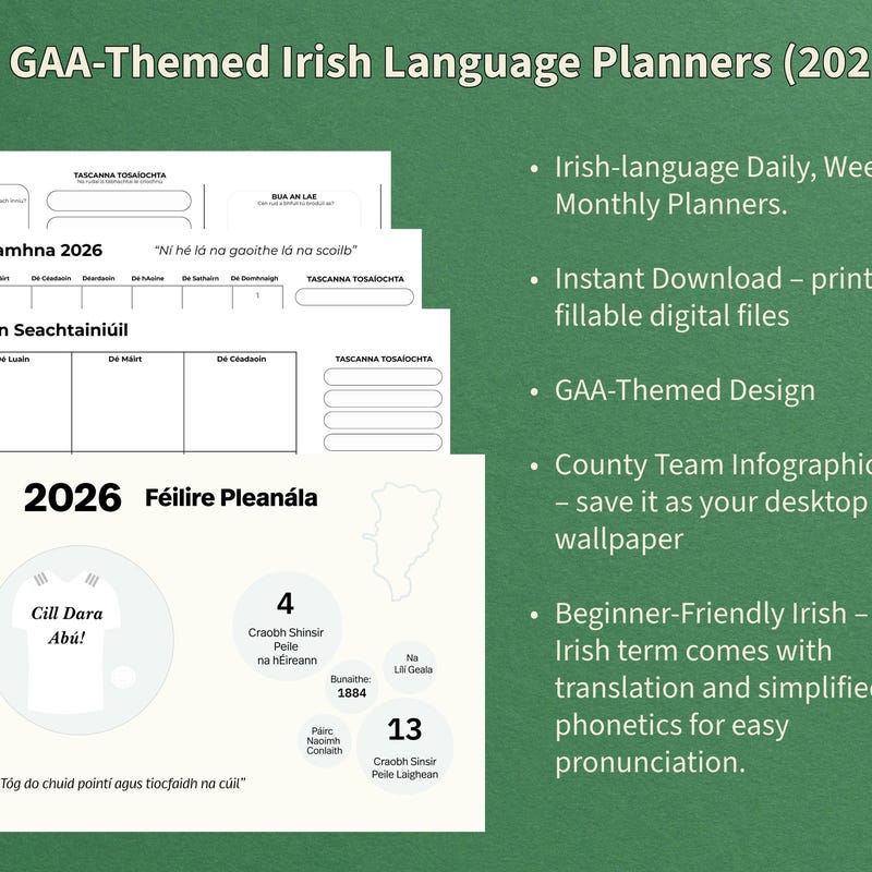 Irish Language Printable - Etsy