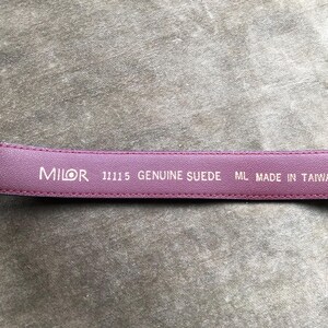 80s Burgundy Suede Leather Skinny Fashion Retro Belt Size S M L 30 31 ...