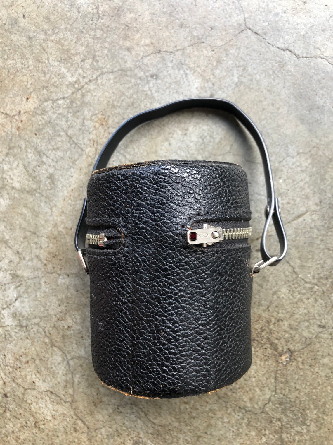 1950s 60s Antique Leather Lidded Round Tube Box Camera - Etsy