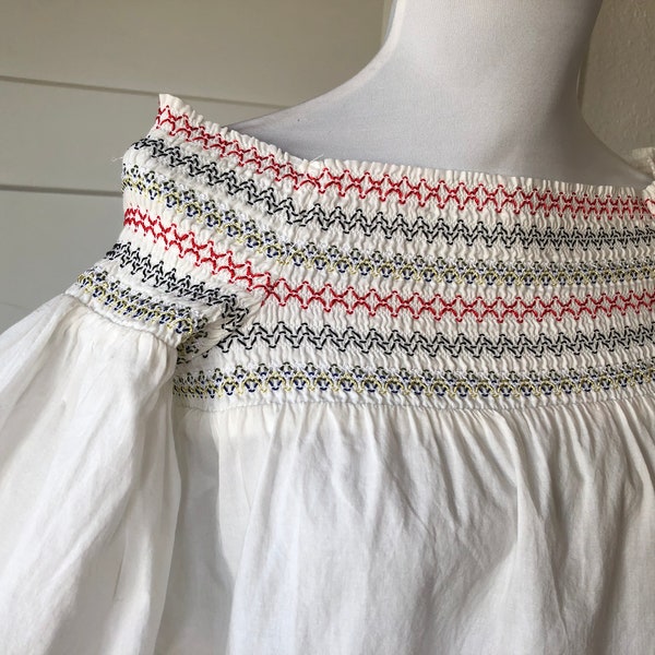 Off Shoulder Peasant Crop Top - Etsy