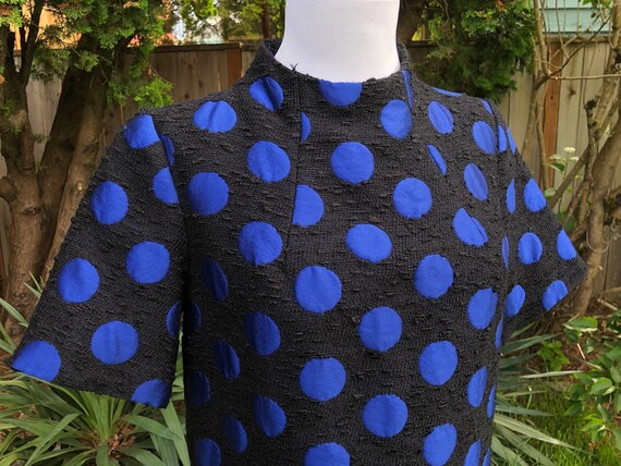 Wool Brocade Short Sleeve MOD Winter Blouse Top SUNO … - Gem