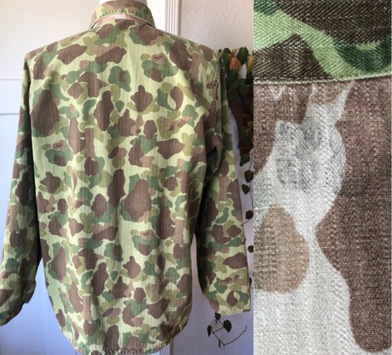 1940s WWII P-44 Frogskin Camo Green Camel Reversible … - Gem