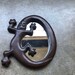 Strange Ouroboros Gecko Lizard Framed Wall Hanging Mirror Wood - Etsy