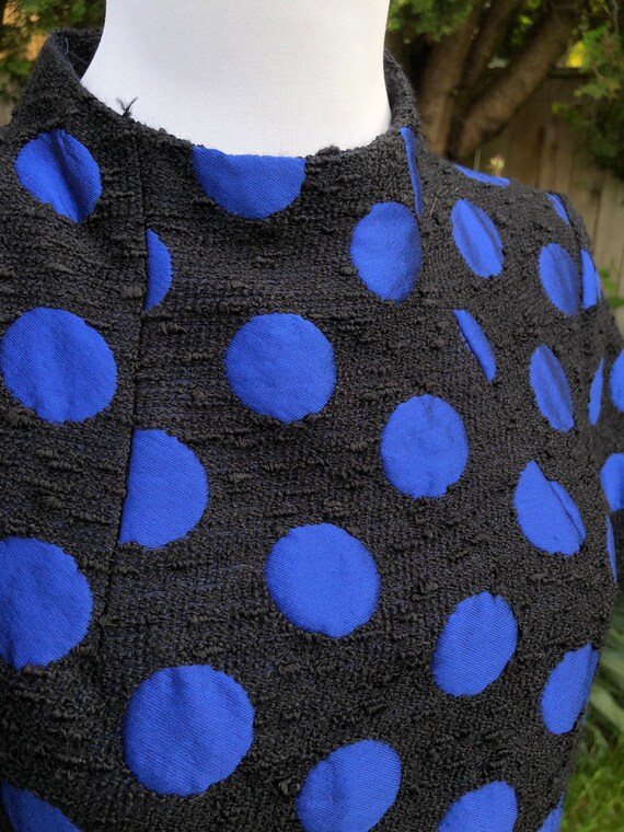 Wool Brocade Short Sleeve MOD Winter Blouse Top SUNO … - Gem