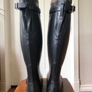 RARE Japanese Daiichi Gomu Soft Black Rubber Packable Foldable Tall ...