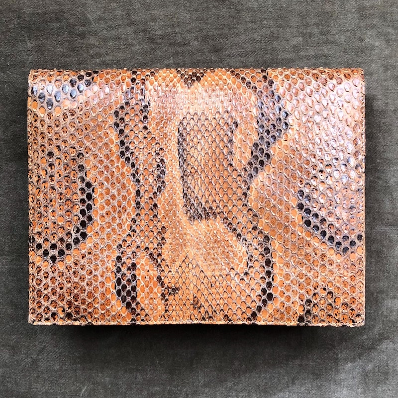 Brown Python Bag Clutch - Etsy