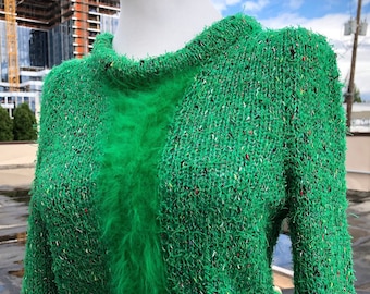 Emerald Green Sweater - Etsy
