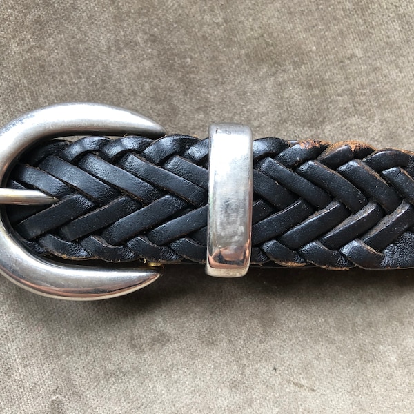 Leather Link Belt - Etsy