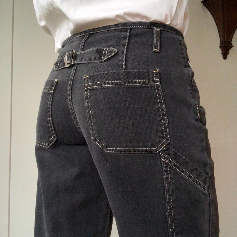 Jeans With M on Back Pocket - Etsy
