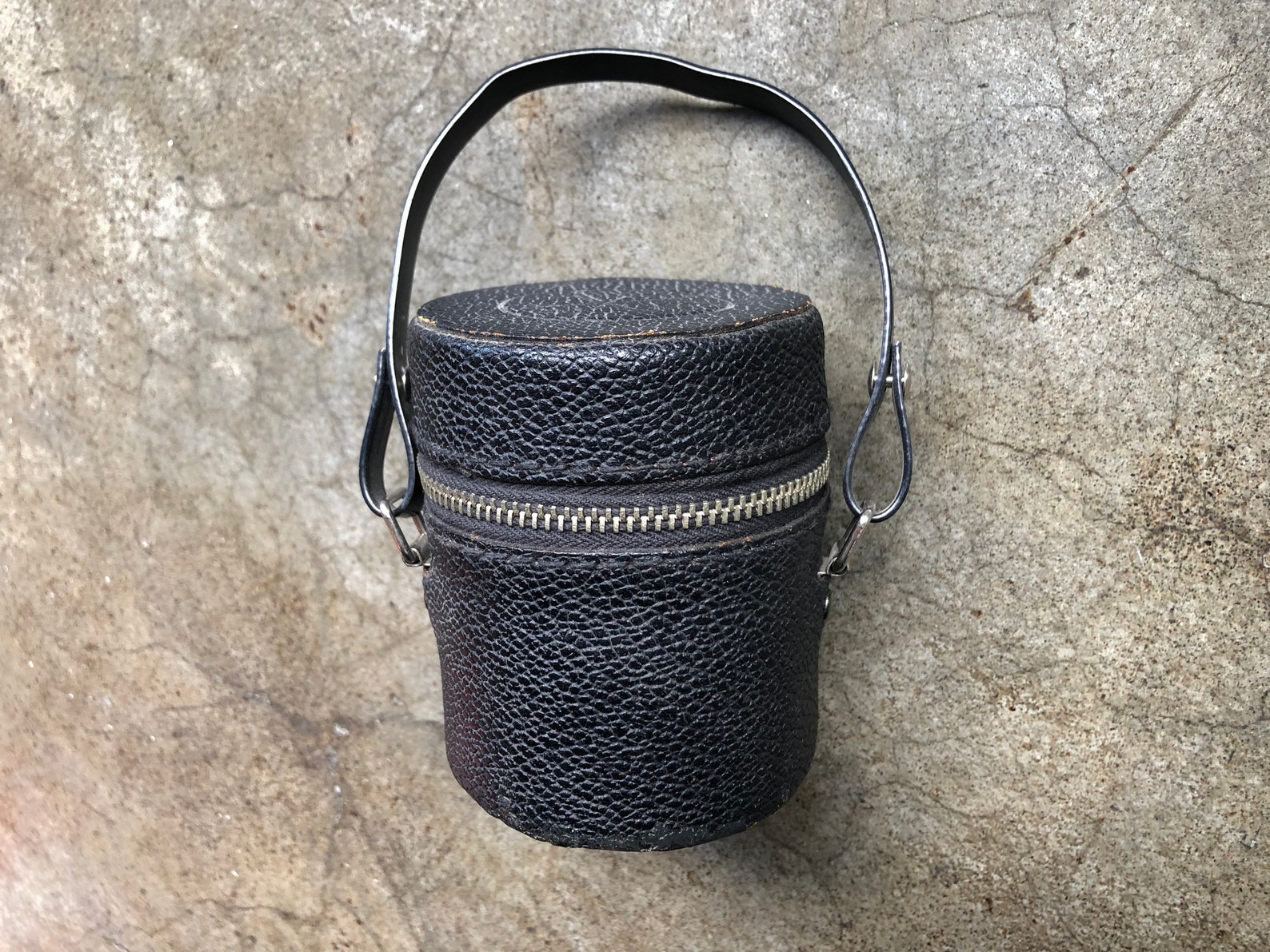 1950s 60s Antique Leather Lidded Round Tube Box Camera - Etsy