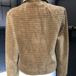 1970s Perfect Fuzzy Chubby Wide Wale Corduroy Snap Button Cotton Boxy ...