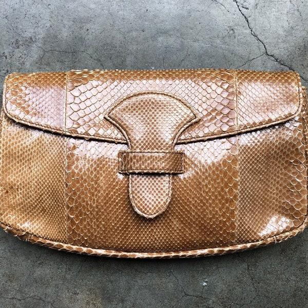 Real Snakeskin Bag - Etsy