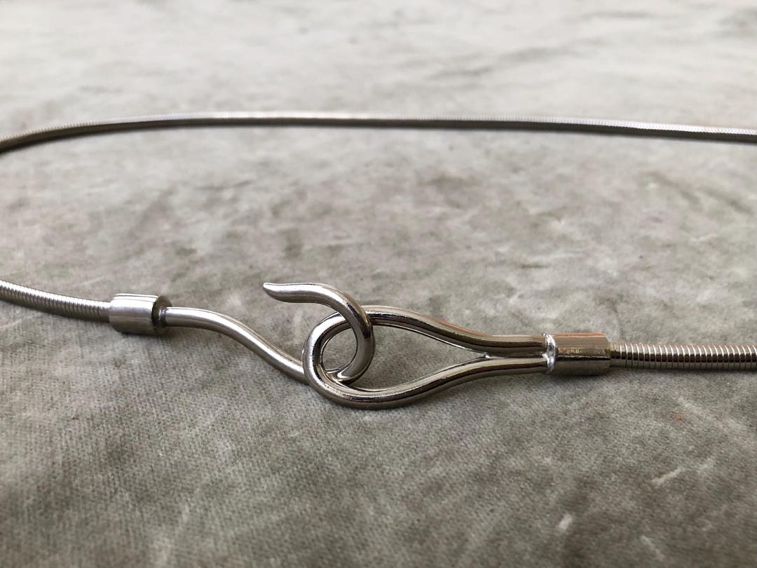 70s 80s Super Skinny Shiny Silver Metal Fashion Stretch Belt Vintage ...