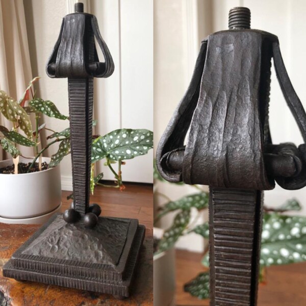 Cast Iron Lamp Base - Etsy