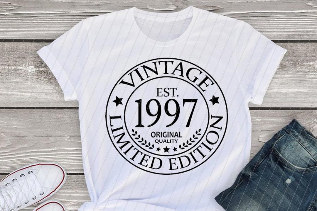 Limited Edition 1997 Birthday Svg Png, Boy 28th Birthday Png, Man 28th ...