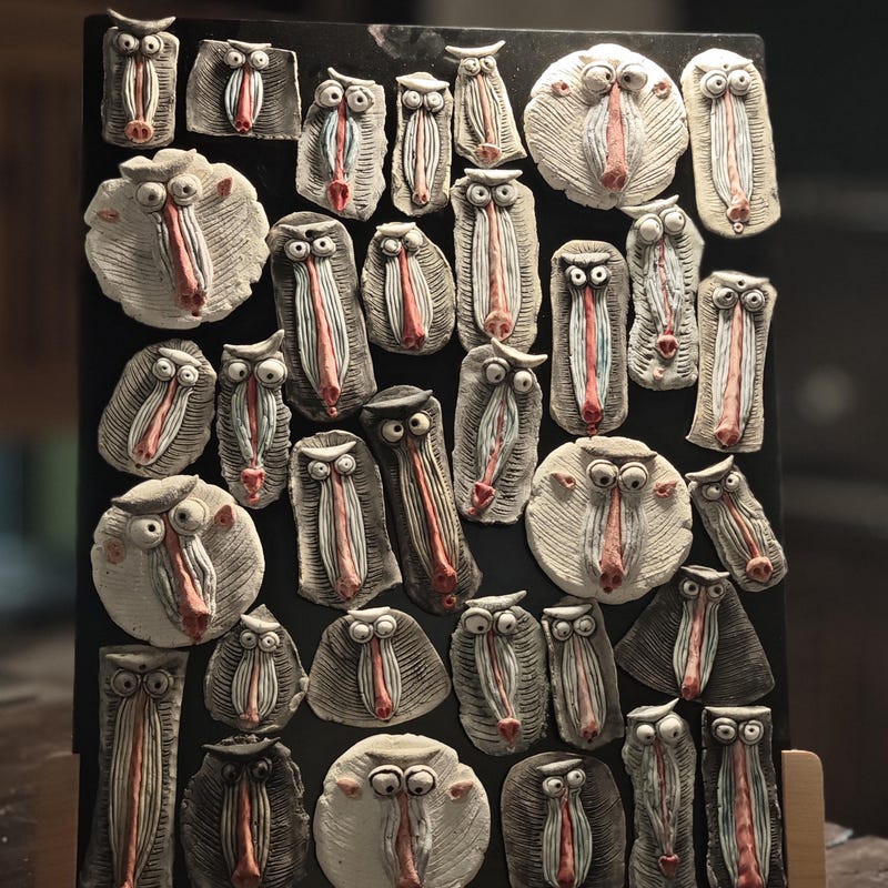 Ceramic Monkey - Etsy
