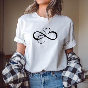 Infinity Love SVG Bundle: Wedding Sign, T-shirt Design (digital ...