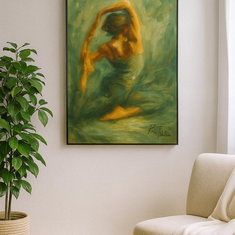 Abstract Female Figure - Etsy