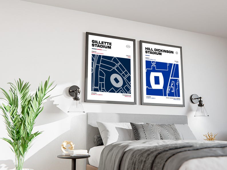Hill Dickinson Stadium Poster | Everton Wall Art | Minimalist Football ...