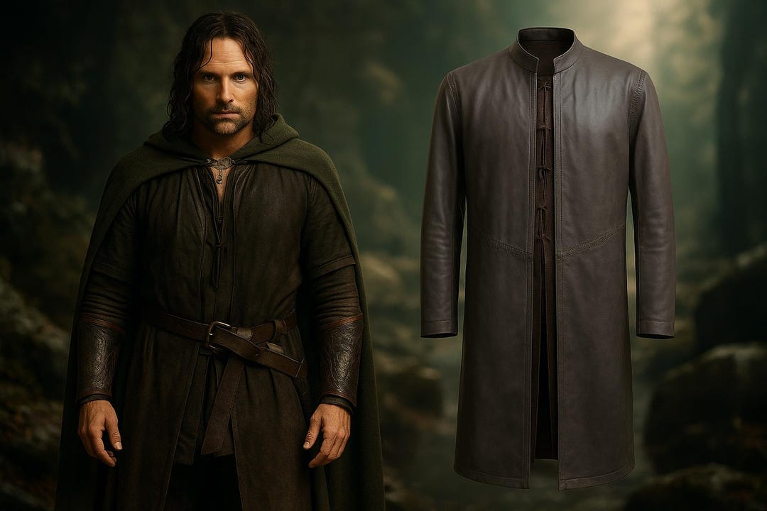 Aragorn Cosplay Coat – Lord of the Rings Ranger Costume – Medieval ...