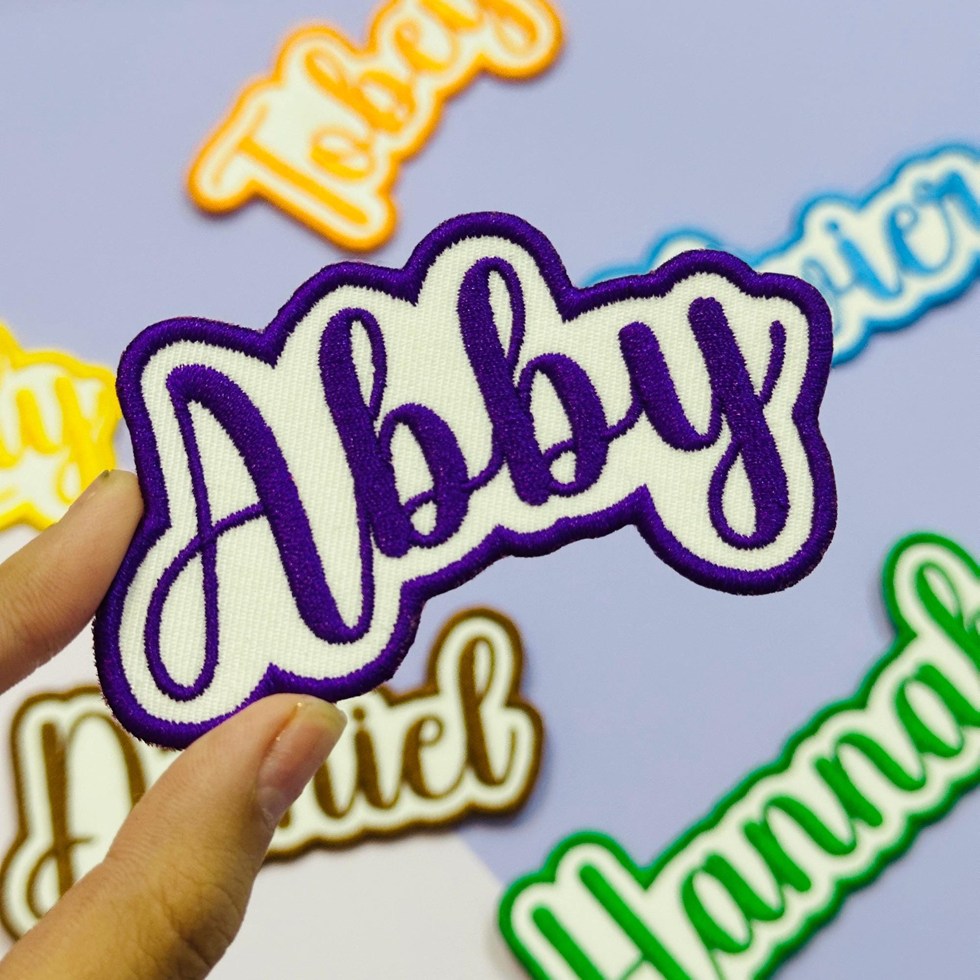 Embroidered Name Tag Patch, Personalized Patch for Work and School - Etsy
