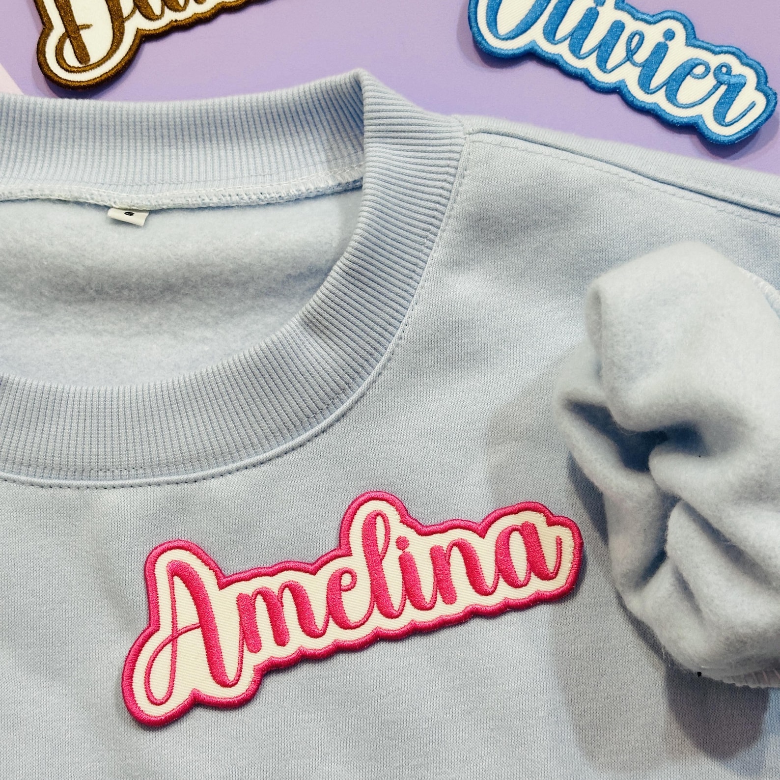 Embroidered Name Tag Patch, Personalized Patch for Work and School - Etsy
