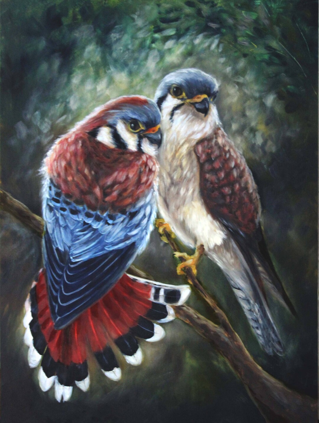 Painting Custom Wildlife Portrait - Custom by Request - Oil Painting ...
