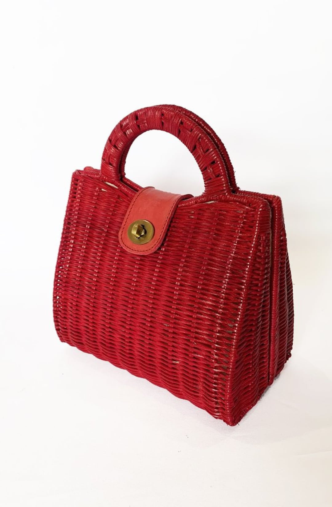 Red Tea Party Handbag - Etsy