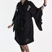 Nightfall Black Bat Vintage Robe - Curvy - Etsy