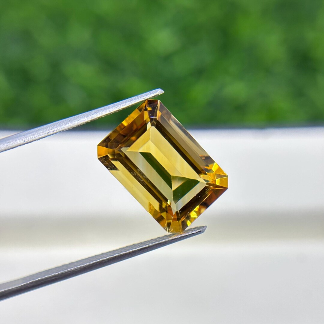 100% Natural Citrine Octagon Shape 9.30x13.50x6.40mm, Weight 5.62ct - Etsy