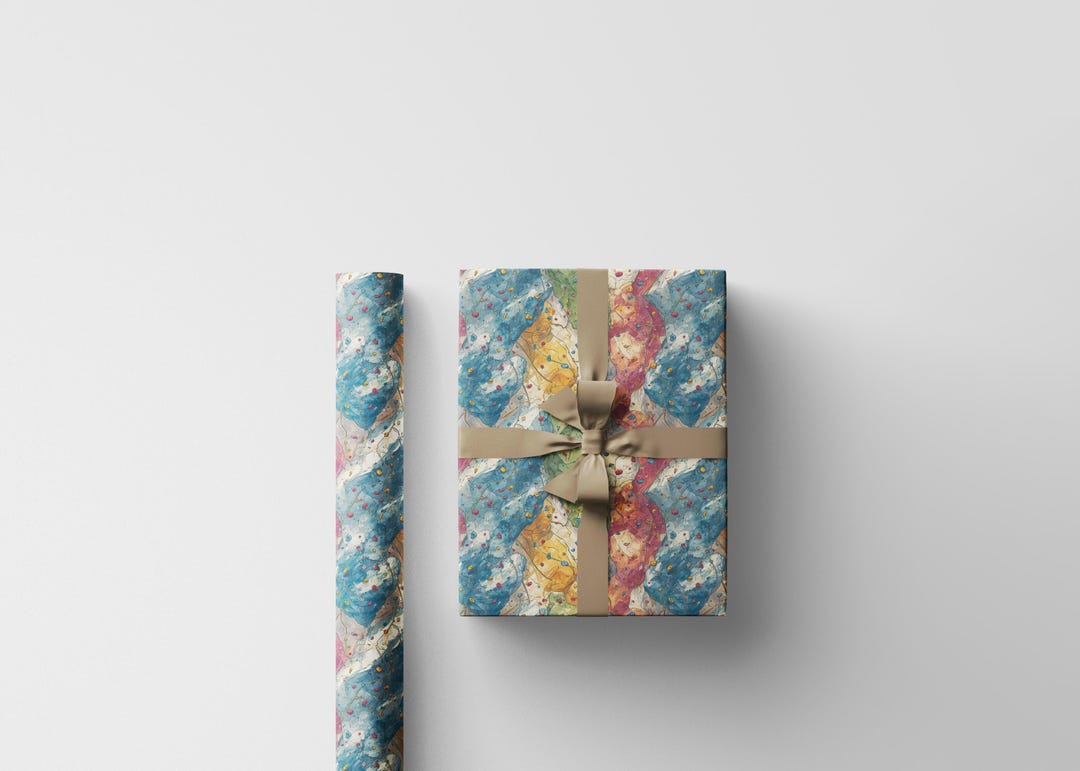 Adventure Sports Wrapping Paper Roll With Rock Climber Print, Gift Wrap ...